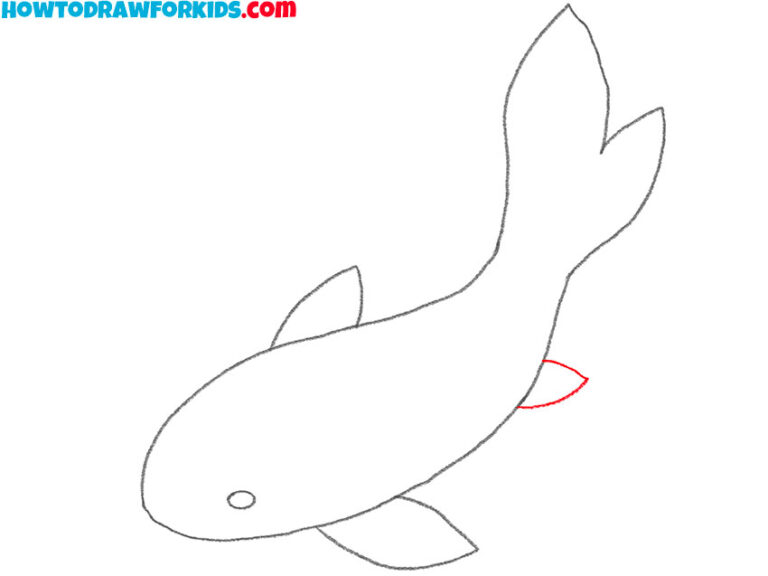 How to Draw a Koi Fish - Easy Drawing Tutorial For Kids