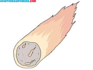 How to Draw a Meteor - Easy Drawing Tutorial For Kids