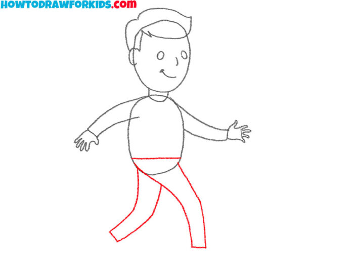 How to Draw a Walking Person - Easy Drawing Tutorial For Kids