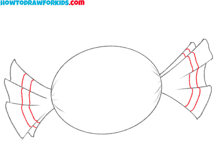 How to Draw a Candy - Easy Drawing Tutorial For Kids