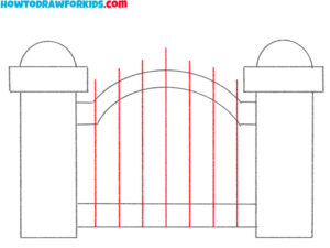 How to Draw a Gate - Easy Drawing Tutorial For Kids