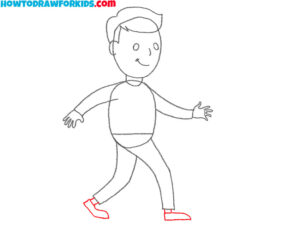How to Draw a Walking Person - Easy Drawing Tutorial For Kids