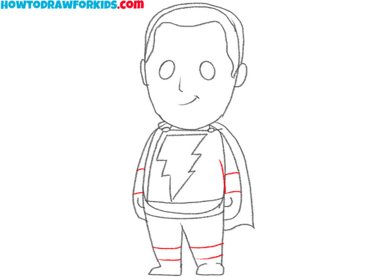 How to Draw Shazam - Easy Drawing Tutorial For Kids