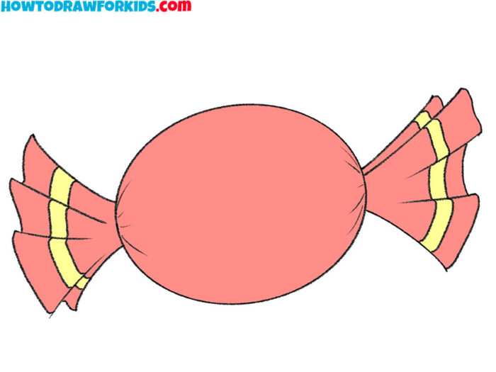 How to Draw a Candy - Easy Drawing Tutorial For Kids