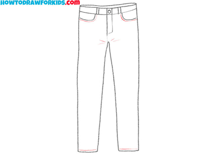 How to Draw Jeans - Easy Drawing Tutorial For Kids