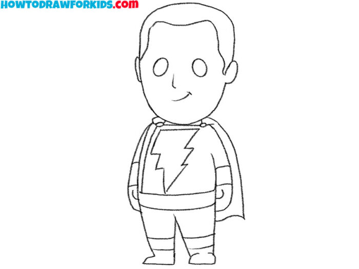 How to Draw Shazam - Easy Drawing Tutorial For Kids