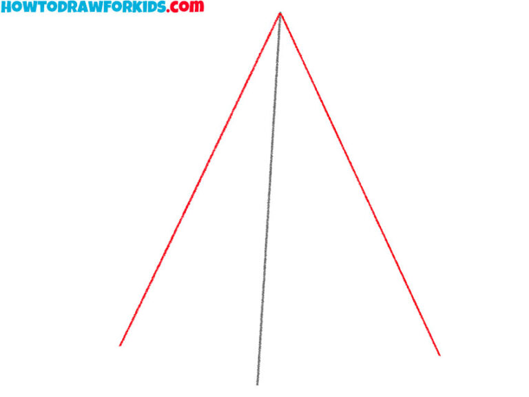 How to Draw a 3D Pyramid - Easy Drawing Tutorial For Kids