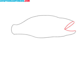 How to Draw a Bass Fish - Easy Drawing Tutorial For Kids