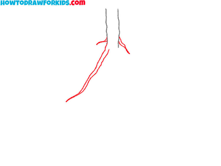 How to Draw Roots - Easy Drawing Tutorial For Kids