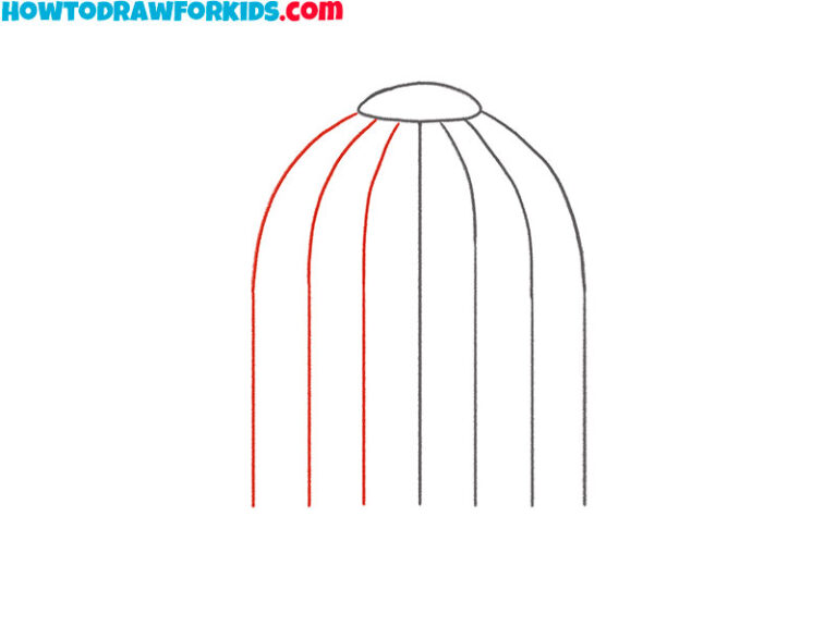 How to Draw a Cage - Easy Drawing Tutorial For Kids