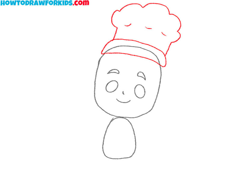 How to Draw a Chef - Easy Drawing Tutorial For Kids