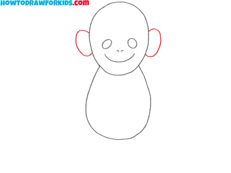 How to Draw a Cute Monkey - Easy Drawing Tutorial For Kids