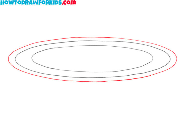 How to Draw a Trampoline - Easy Drawing Tutorial For Kids