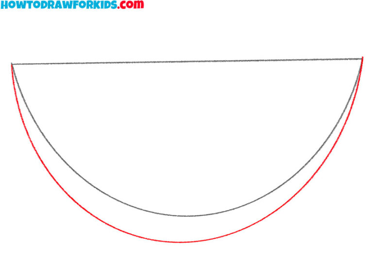 How to Draw a Lemon Slice - Easy Drawing Tutorial For Kids