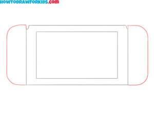 How to Draw a Nintendo Switch - Easy Drawing Tutorial For Kids