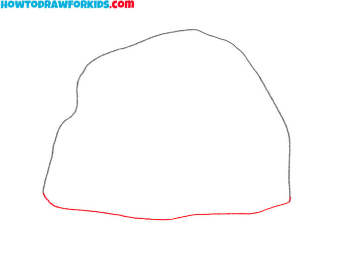 How to Draw a Stone - Easy Drawing Tutorial For Kids