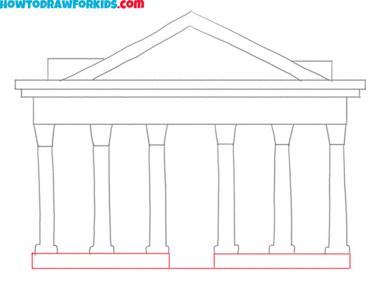 How to Draw a Bank - Easy Drawing Tutorial For Kids