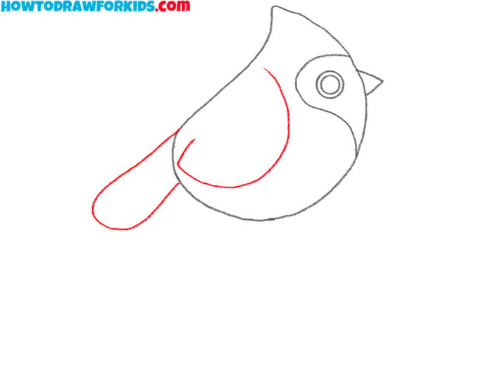 How to Draw a Cardinal Bird - Easy Drawing Tutorial For Kids