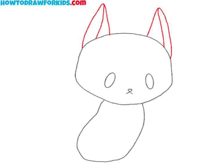 How to Draw a Chibi Cat - Easy Drawing Tutorial For Kids
