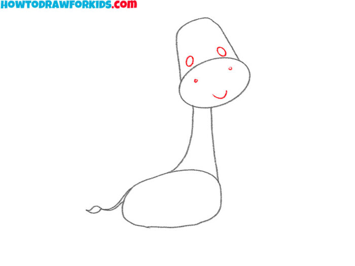 How to Draw a Cartoon Giraffe - Easy Drawing Tutorial For Kids