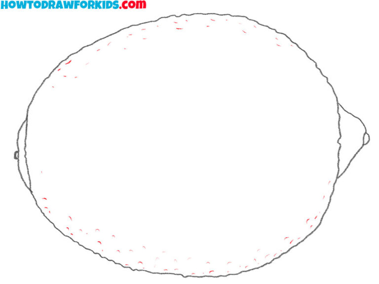How to Draw a Lime - Easy Drawing Tutorial For Kids