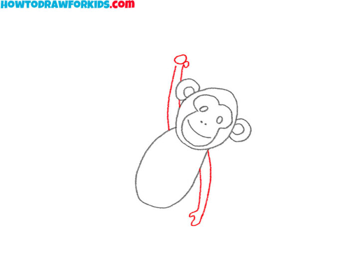 How to Draw a Cartoon Monkey - Easy Drawing Tutorial For Kids