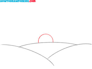 How to Draw a Sunrise - Easy Drawing Tutorial For Kids