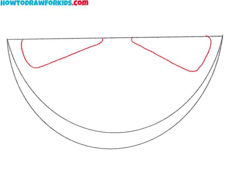 How to Draw a Lemon Slice - Easy Drawing Tutorial For Kids