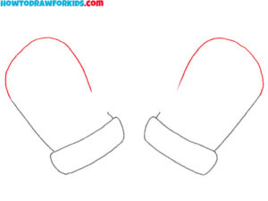 How to Draw Mittens - Easy Drawing Tutorial For Kids