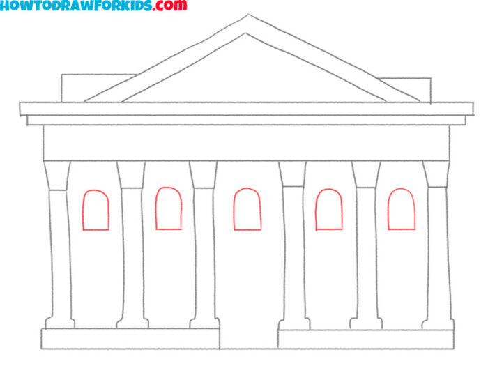 How to Draw a Bank - Easy Drawing Tutorial For Kids