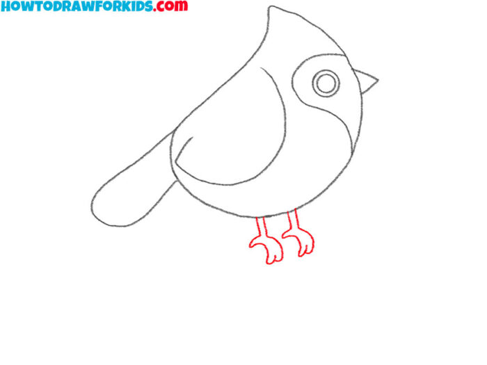 How to Draw a Cardinal Bird - Easy Drawing Tutorial For Kids