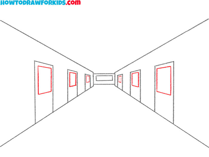 How to Draw a Hallway - Easy Drawing Tutorial For Kids
