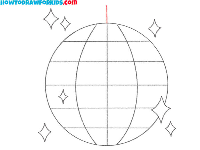 How to Draw a Disco Ball - Easy Drawing Tutorial For Kids