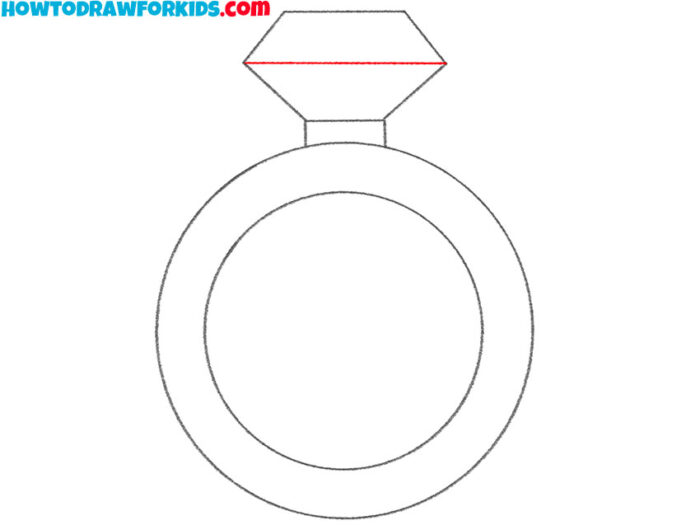 How to Draw a Wedding Ring - Easy Drawing Tutorial For Kids