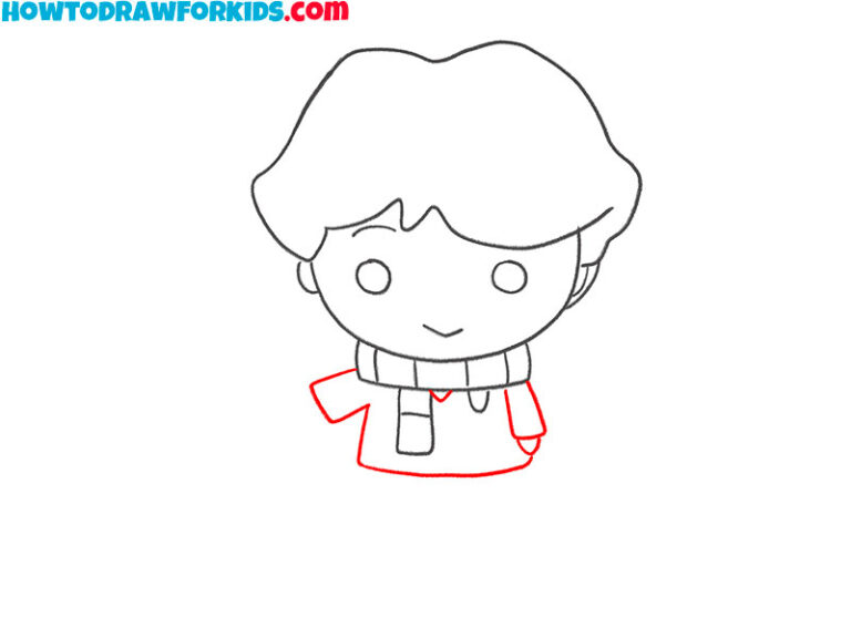 How to Draw Ron Weasley - Easy Drawing Tutorial For Kids