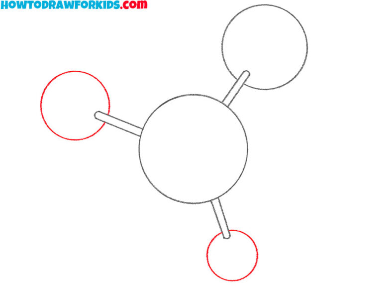 How to Draw a Molecule - Easy Drawing Tutorial For Kids