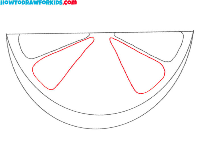 How to Draw a Lemon Slice - Easy Drawing Tutorial For Kids
