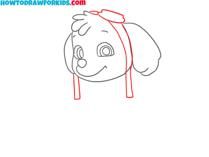 How to Draw Skye from PAW Patrol - Drawing Tutorial For Kids