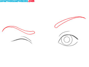 How to Draw a Winking Eye - Easy Drawing Tutorial For Kids