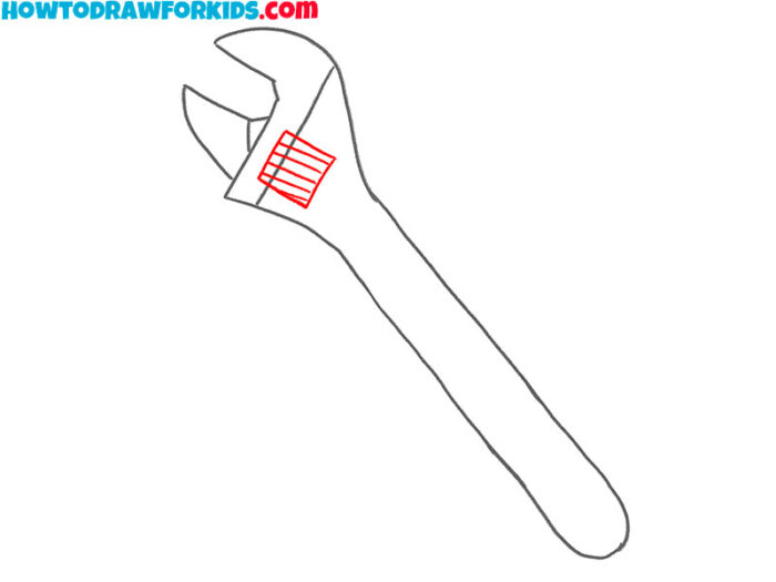 How to Draw a Wrench - Easy Drawing Tutorial For Kids