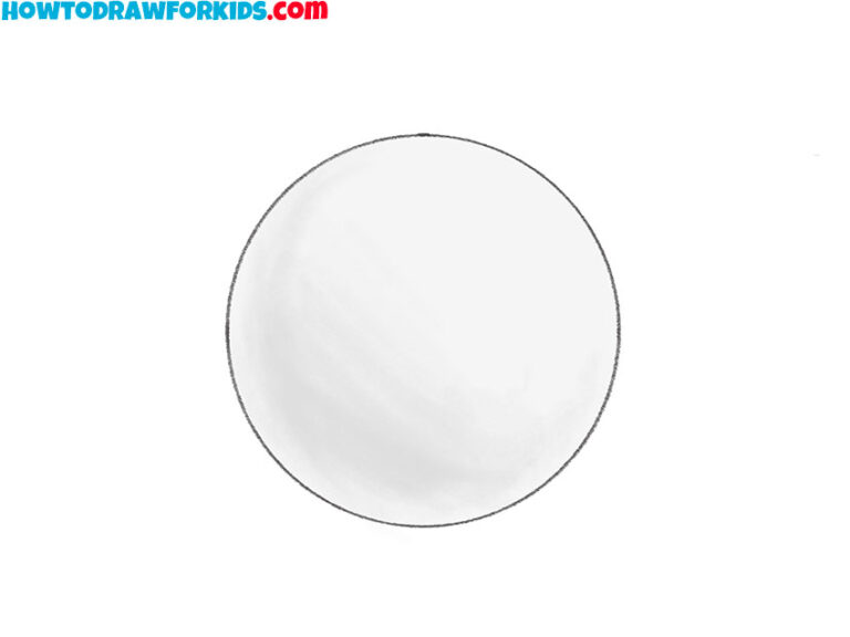 How to Draw a 3D Sphere - Easy Drawing Tutorial For Kids