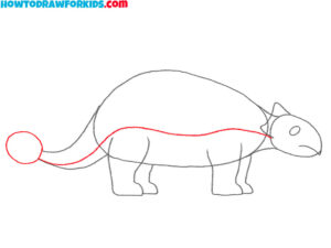 How to Draw an Ankylosaurus - Easy Drawing Tutorial For Kids