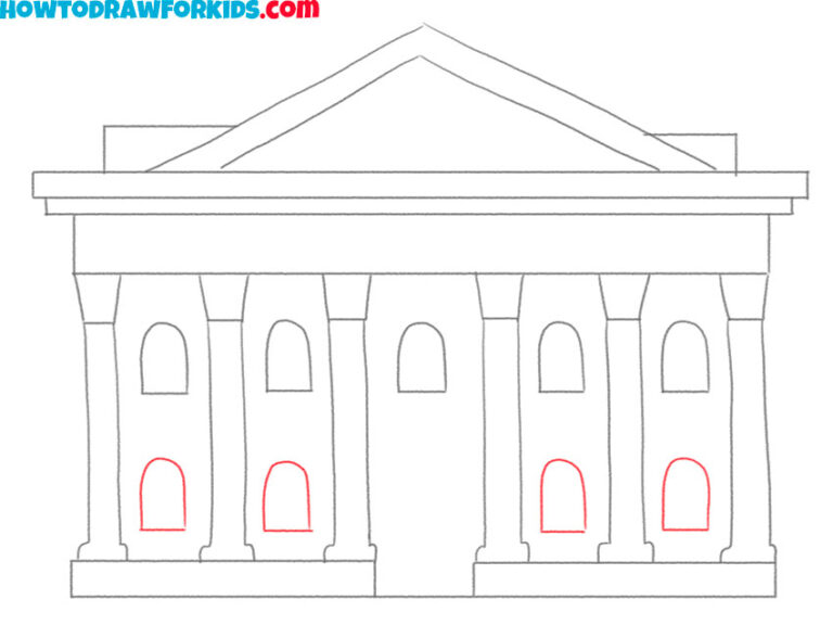 How to Draw a Bank - Easy Drawing Tutorial For Kids
