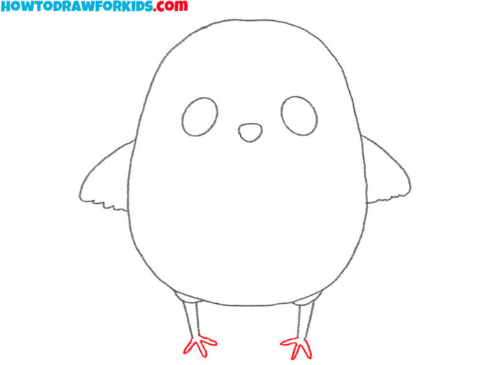 How to Draw a Cartoon Chick - Easy Drawing Tutorial For Kids