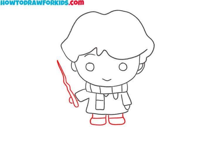 How to Draw Ron Weasley - Easy Drawing Tutorial For Kids