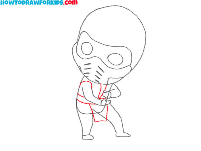 How to Draw Sub-Zero - Easy Drawing Tutorial For Kids