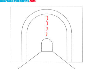 How to Draw a Tunnel - Easy Drawing Tutorial For Kids