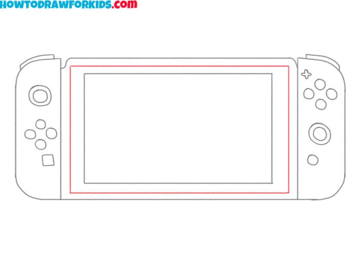 How to Draw a Nintendo Switch - Easy Drawing Tutorial For Kids