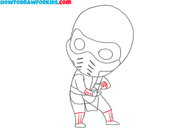 How to Draw Sub-Zero - Easy Drawing Tutorial For Kids