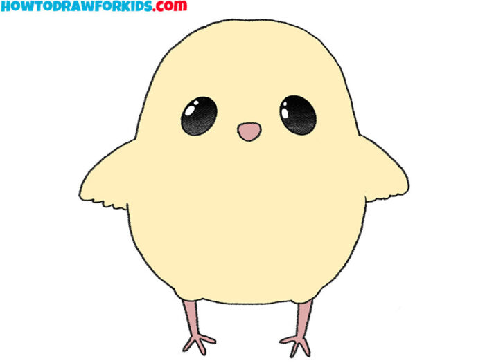 How to Draw a Cartoon Chick - Easy Drawing Tutorial For Kids